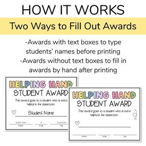 End of Year Awards - Student Awards but Make It Student Choice Awards ...