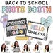 Back to School Photo Booth With Composition Notebook Classroom Decor ...