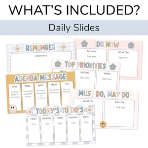 Daily Slides Templates for Teachers in Google Slides & Canva - Morning ...