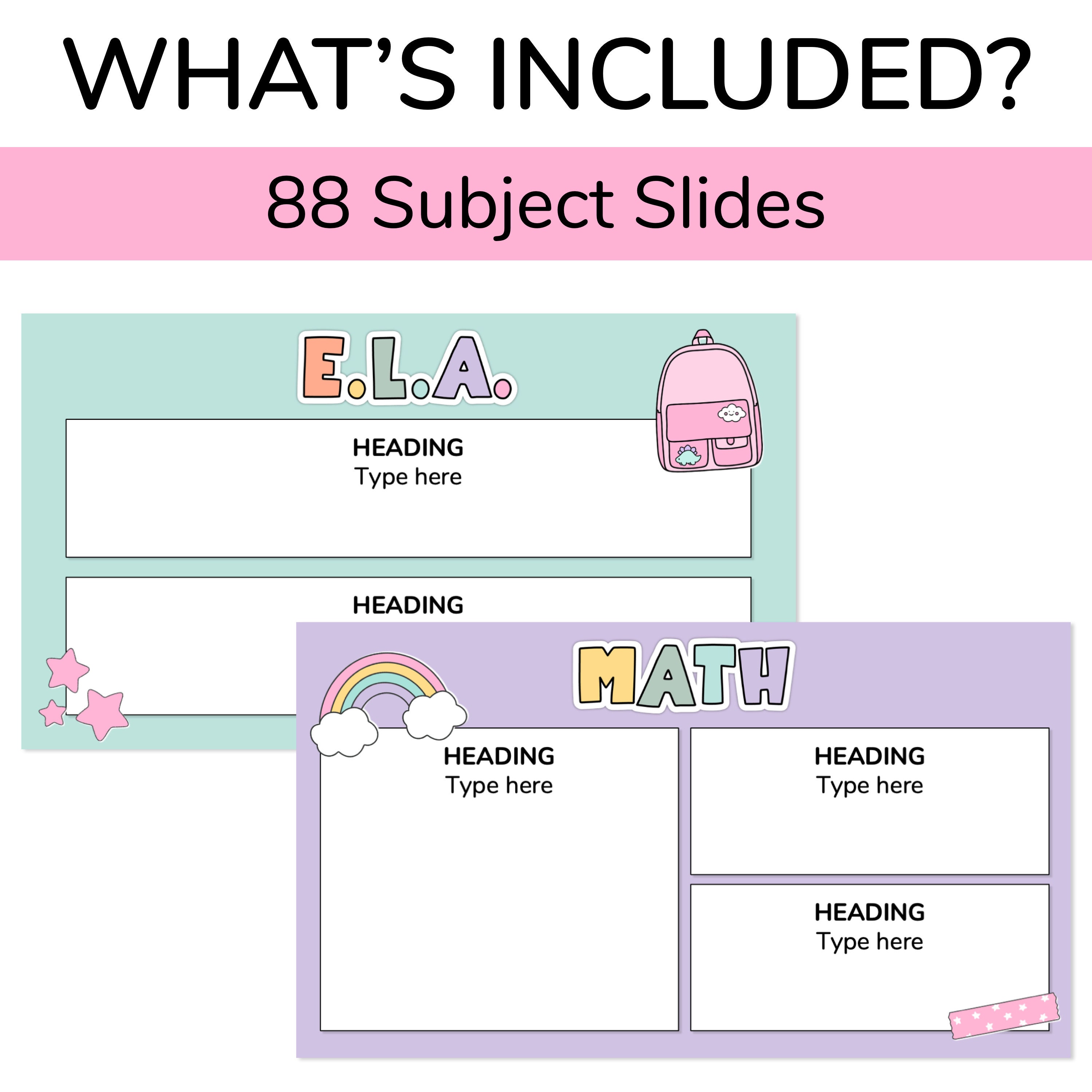 400 Google Slides Templates for Teachers Teacher Slides, Daily Slides ...