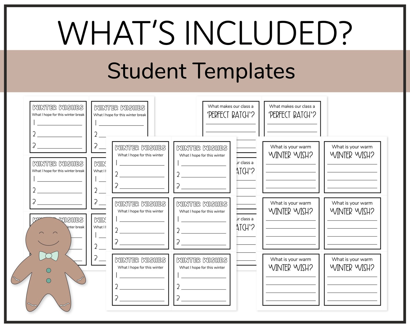 Gingerbread Bulletin Board Kit Makes for the Perfect Winter Bulletin ...