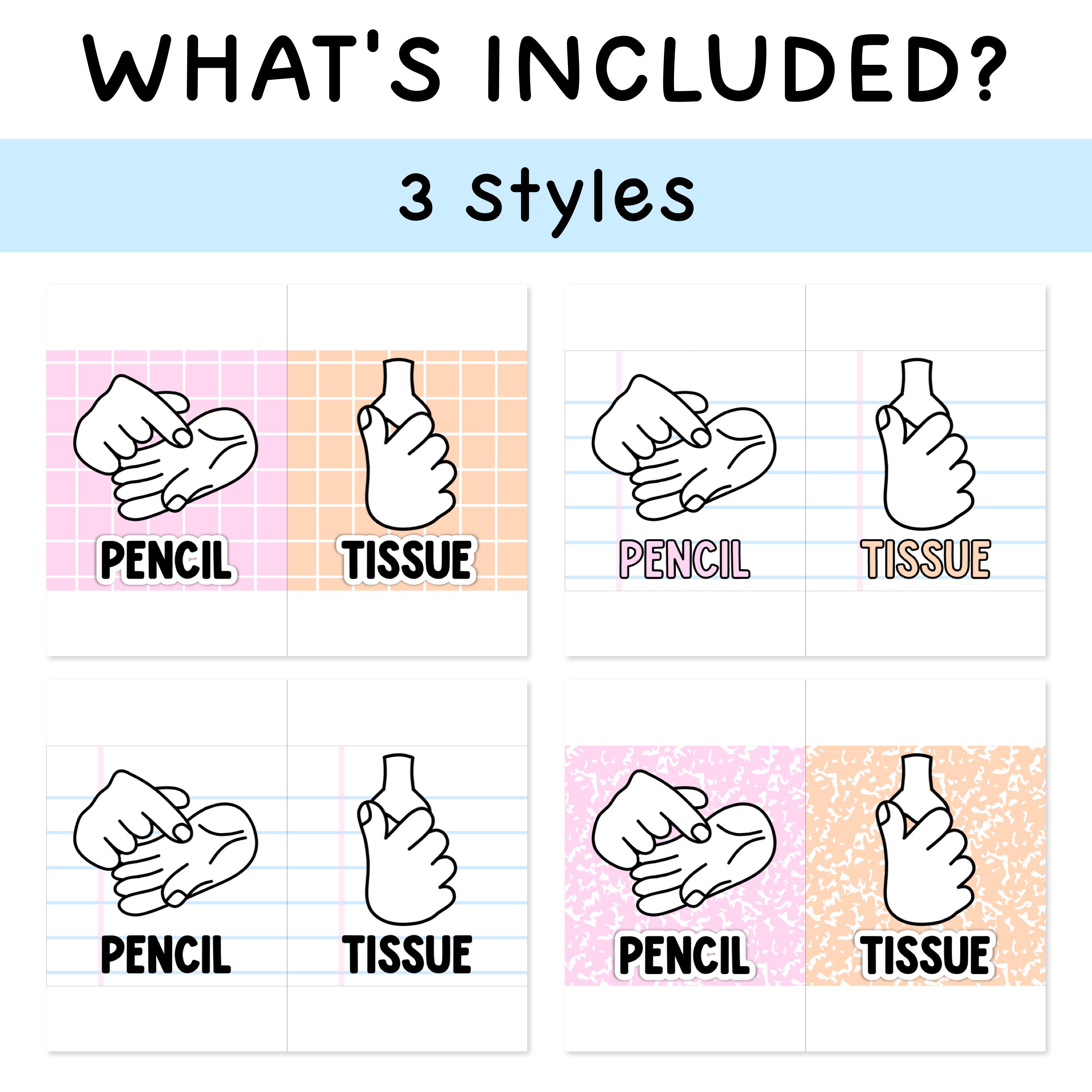 Pastel Hand Signal Posters & ASL Sign Language Hand Signals - Editable ...