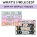 Daily Schedule Cards - Editable Visual Schedule Matches Composition ...