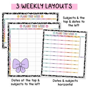 Digital Teacher Planner | Google Sheets Teacher Planner 2025-2026 ...