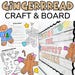 Gingerbread Man Craft as A Winter Bulletin Board, Christmas Bulletin ...