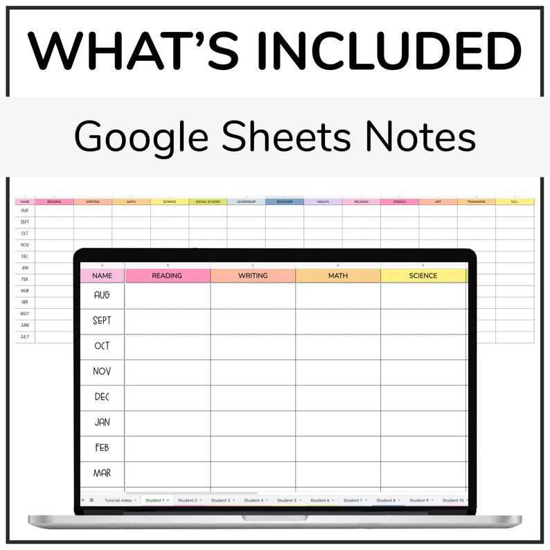 Digital Teacher Binder for Teacher Notes, Student Observations and ...