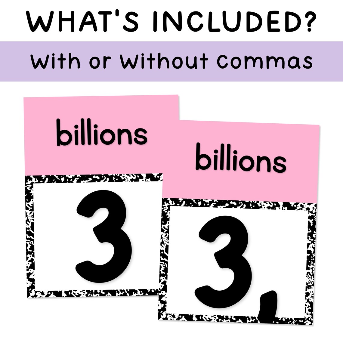 Place Value Poster & Place Value Anchor Chart to Billions With Decimals ...
