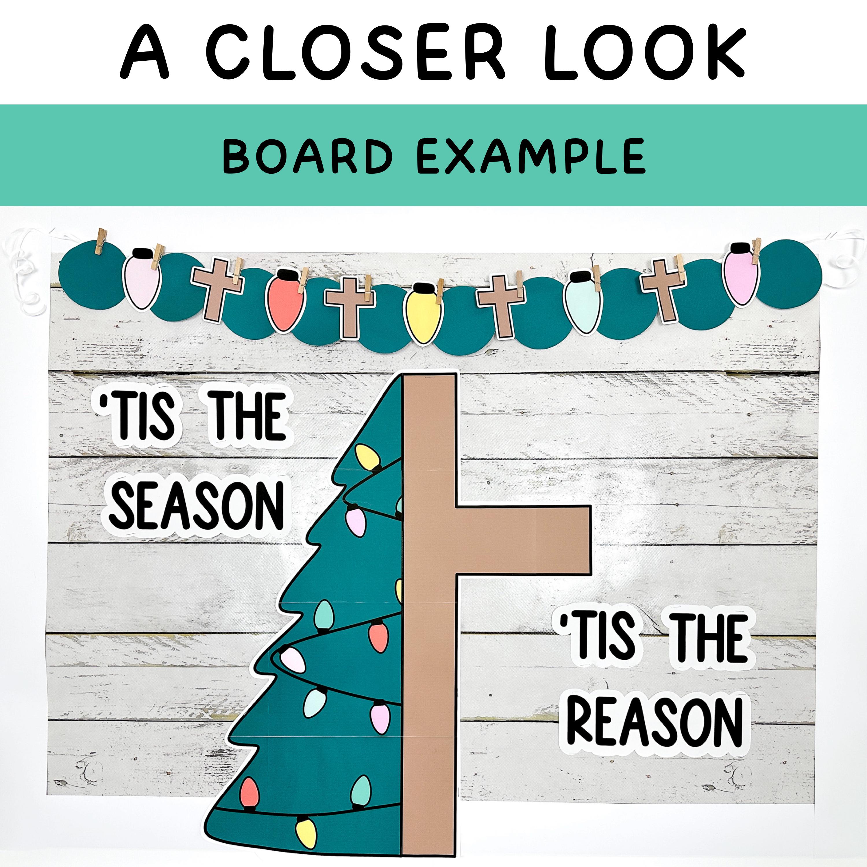 A Catholic & Christian Christmas Bulletin Board for Church or School ...