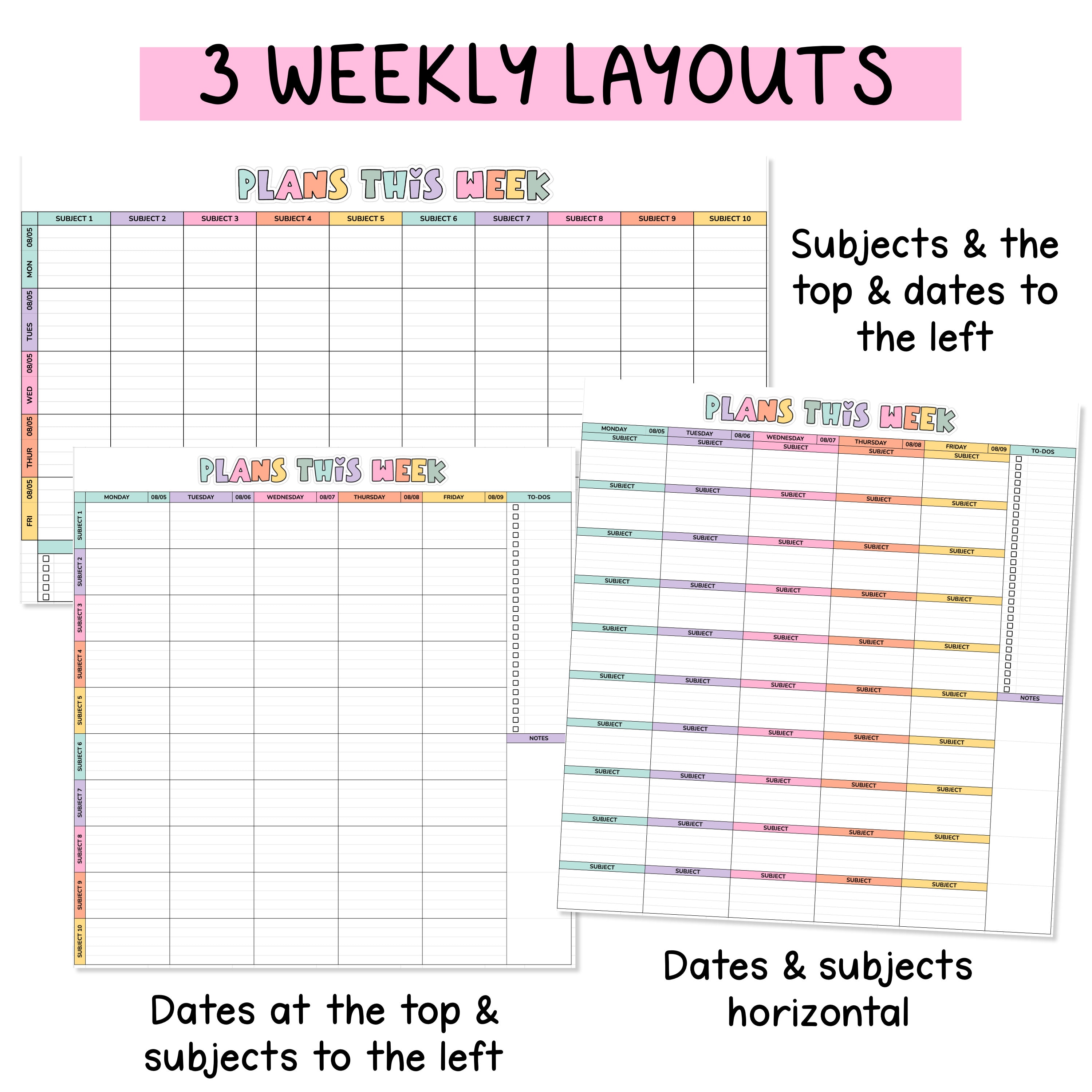 Digital Teacher Planner | Google Sheets Teacher Planner 2025-2026 - Etsy