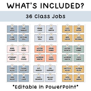Boho Classroom Jobs Editable With Classroom Job Application - Matches ...