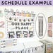 Daily Schedule Cards - Editable Visual Schedule Matches Composition ...