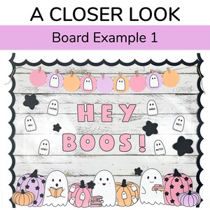 October Bulletin Board, Ghost Halloween Bulletin Board Kit, and ...