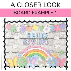 Spring Bulletin Board Kit & Spring Classroom Door Decor - Etsy