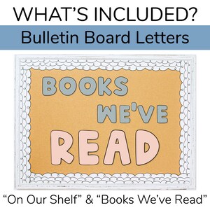 Books We've Read Bulletin Board Kit | Books We Have Read Display ...