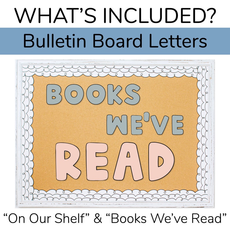 Books We've Read Bulletin Board Kit | Books We Have Read Display ...