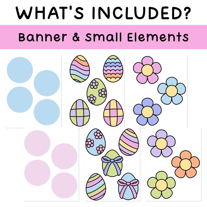 Spring Bulletin Board Kit, Easter Bulletin Board & April Bulletin Board ...