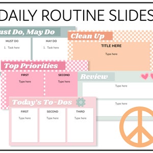 Retro Classroom Google Slides™ Template for Teachers Including Morning ...
