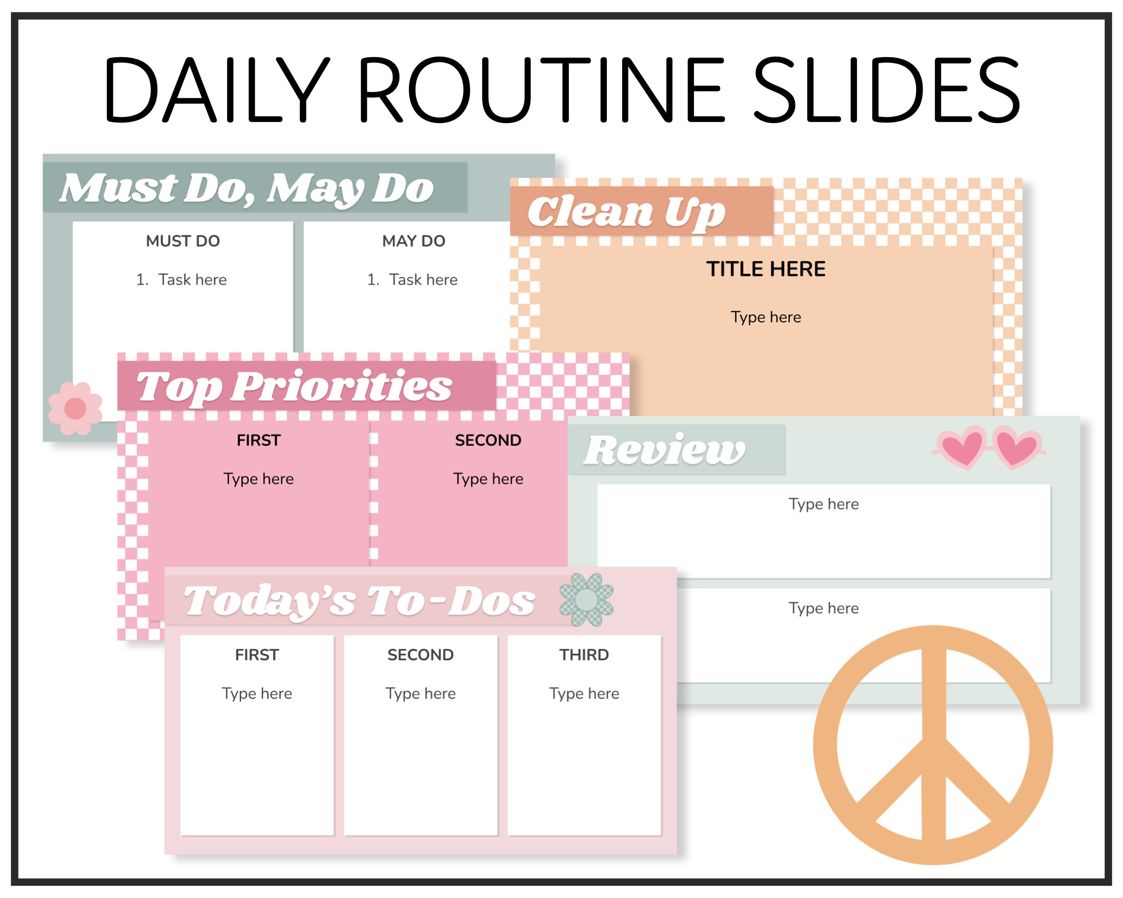 Retro Classroom Google Slides™ Template for Teachers Including - Etsy