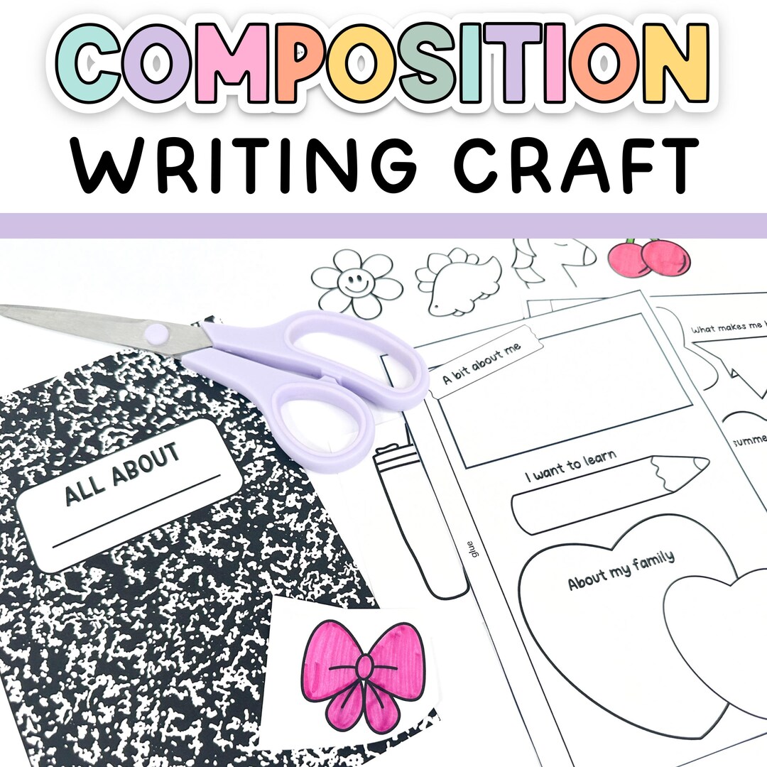 Composition Notebook Craft - All About Me Printable for Composition ...