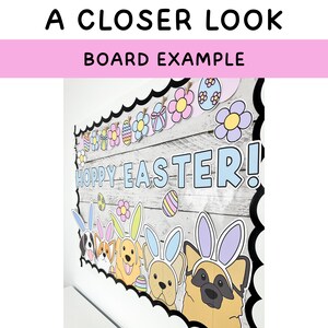 Spring Bulletin Board Kit, Easter Bulletin Board & April Bulletin Board ...