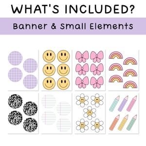 Welcome Back to School Bulletin Board for Pastel & Composition Notebook ...