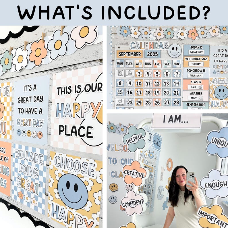 Fun Modern Boho Classroom Decor Bundle for a Boho Classroom Theme ...