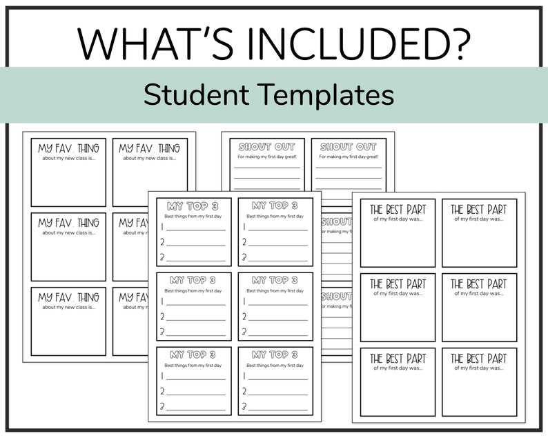 Back to School Bulletin Board Kit With a Student Back to School ...