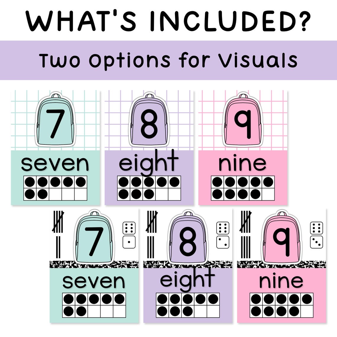 Composition Class Number Posters With Ten Frames and Numbers 1 to 20 ...