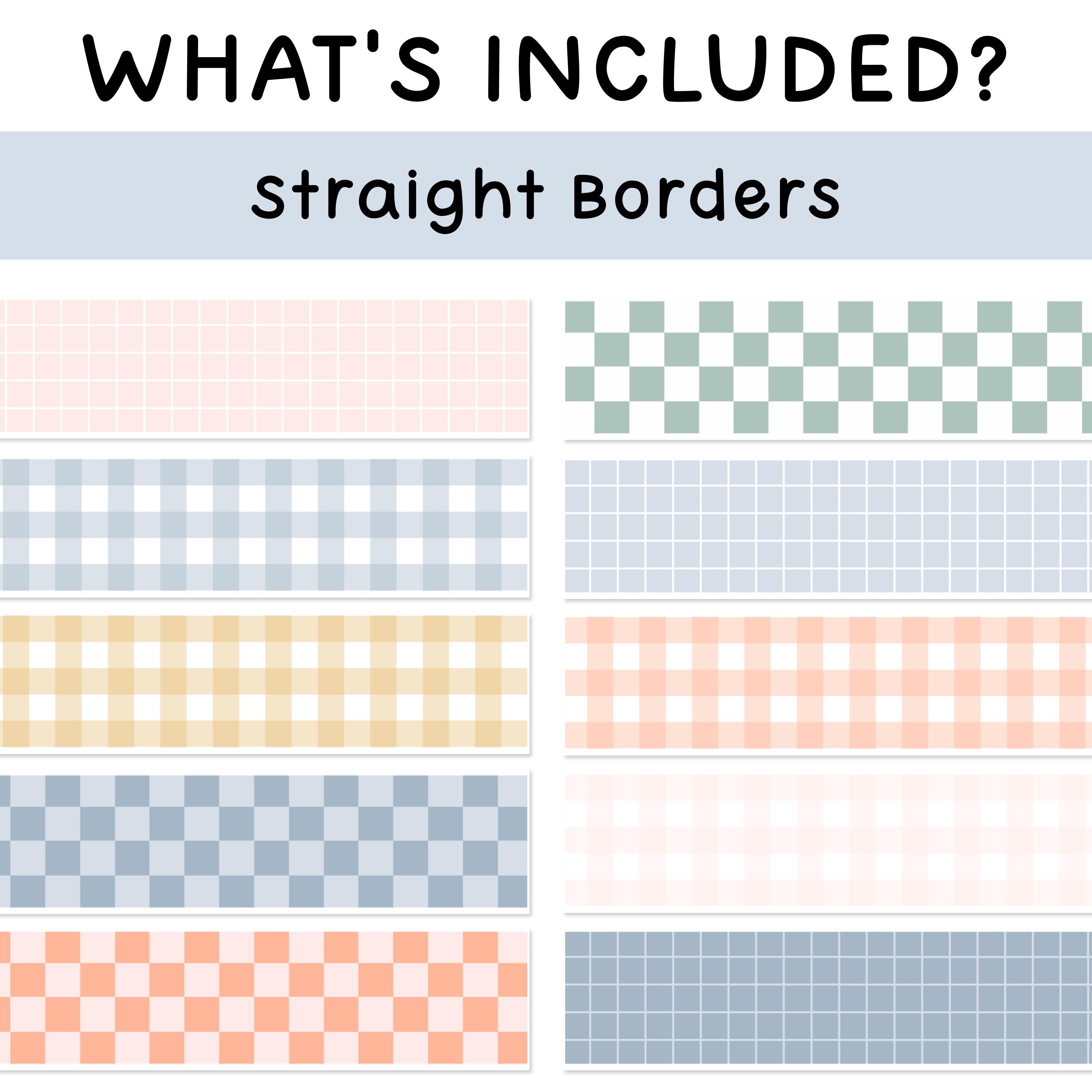 Boho Bulletin Board Borders - Printable Bulletin Board Borders Matches ...