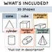 Boho 2D and 3D Shapes Posters - Editable and Matches Boho Classroom ...