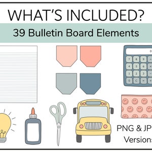 Back to School Bulletin Board Kit With a Student Back to School ...