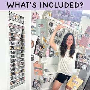 Composition Notebook Classroom Decor Bundle & Pastel Classroom Decor ...