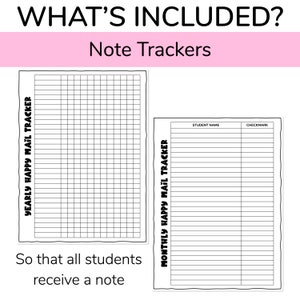 Happy Mail From Teacher | A Note From Your Teacher for Parent ...
