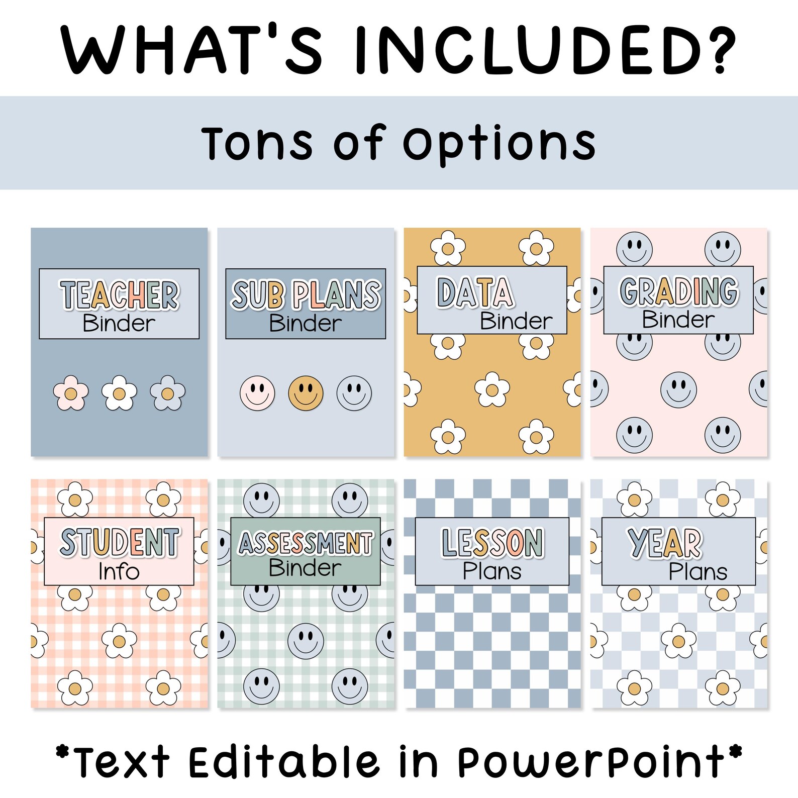 Teacher Binder Covers - Editable, Boho Binder Covers & Binder Spine ...