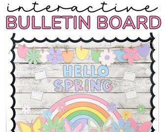 Spring Bulletin Board / Spring Bulletin Board Kit / Spring Classroom ...