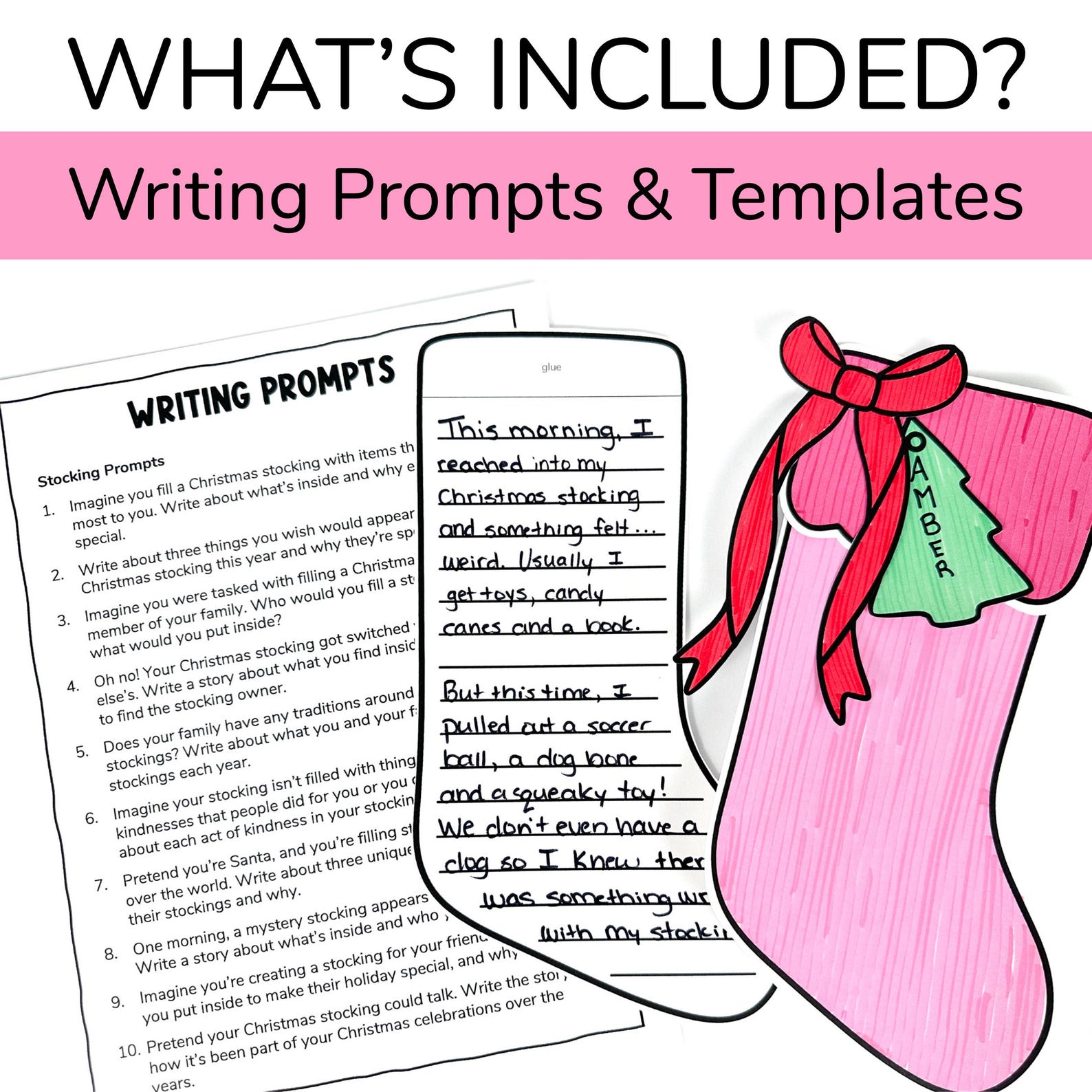 Christmas Stocking Craft to Create a Stocking Christmas Bulletin Board ...