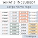 Boho Name Tags - Editable Including Name Plates and Desk Name Tags ...