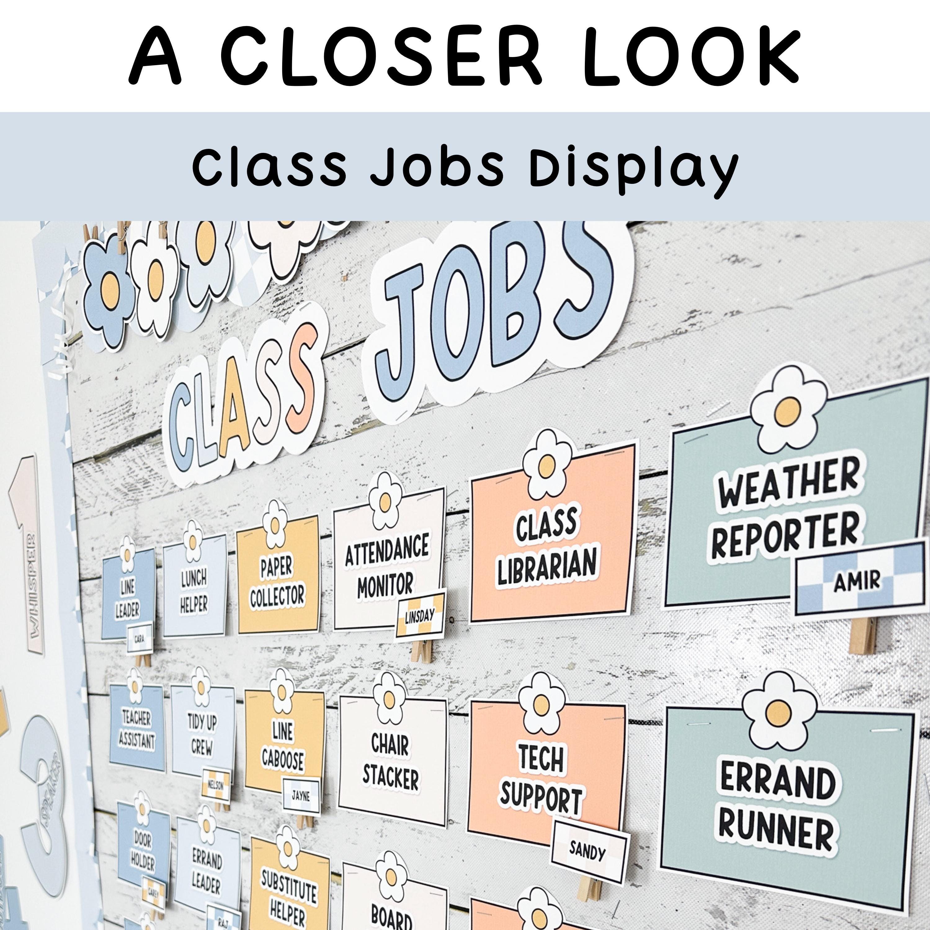 Boho Classroom Jobs Editable With Classroom Job Application - Matches ...