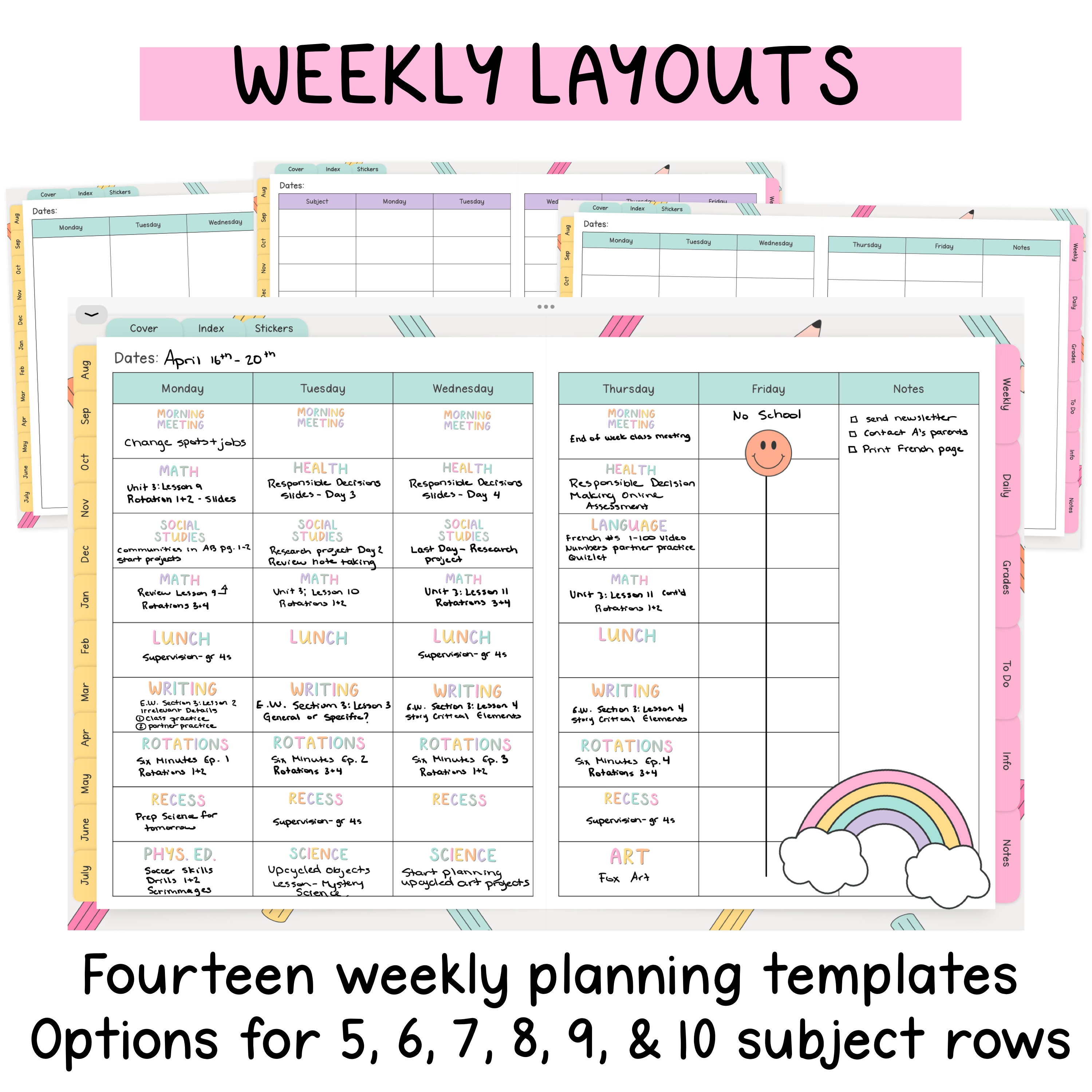 Goodnotes Teacher Planner Digital Teacher Planner and Lesson Plan ...