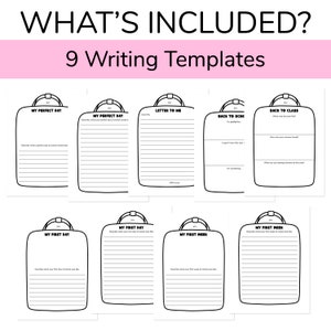 Backpack Writing Craft for Welcome Back to School Bulletin Board - Etsy