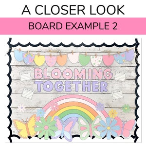 Spring Bulletin Board Kit & Spring Classroom Door Decor - Etsy