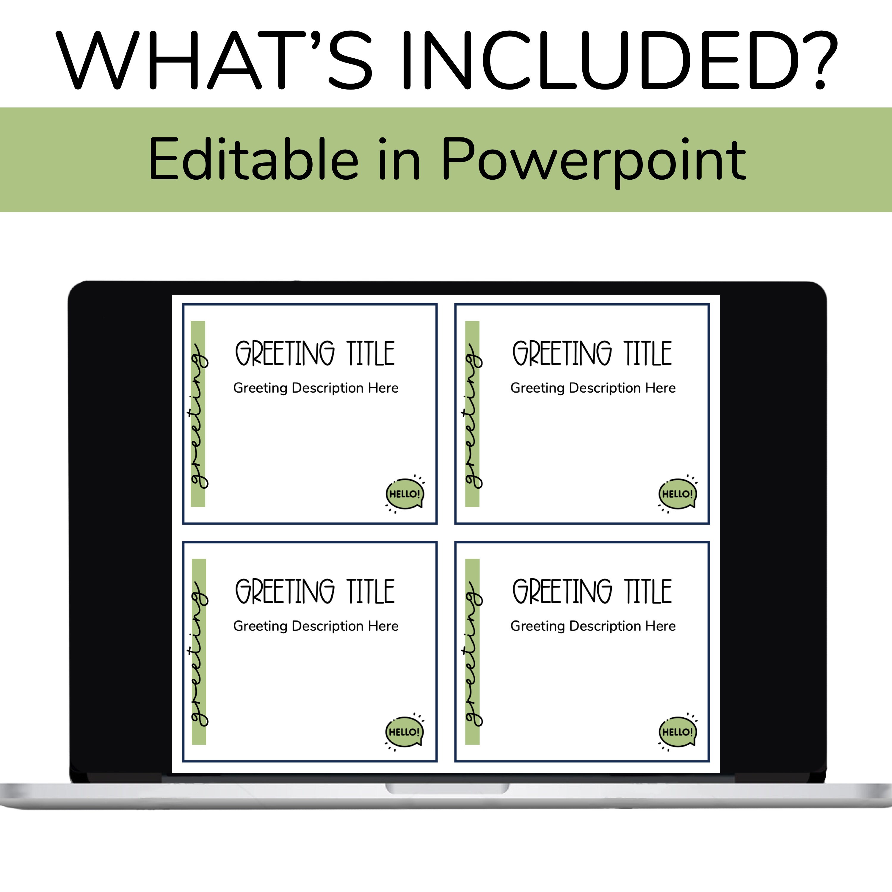 Morning Meeting Greetings With Editable Morning Meeting Cards in ...