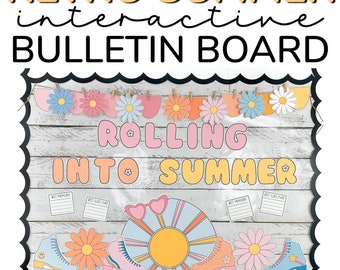 Popping Into Summer Bulletin Board Classroom Door Decor Easy and Modern ...