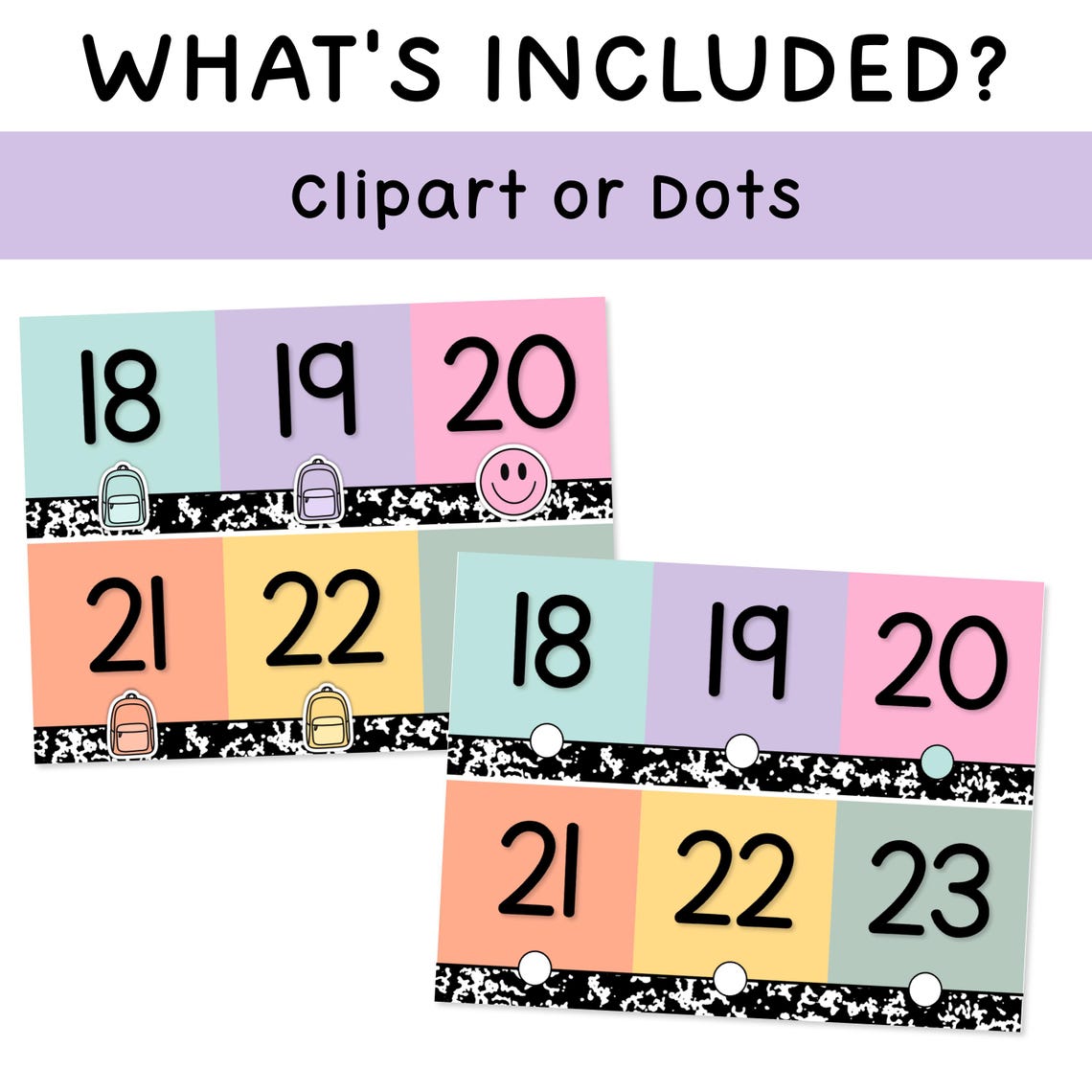 Composition Notebook Number Line Printable Wall Display (-30 to 200 ...