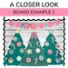 Christmas Bulletin Board Kit With Christmas Trees, Christmas Lights ...