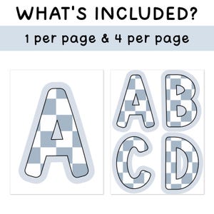 Boho Bulletin Board Letters & Printable Bulletin Board Letters - Etsy