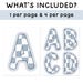 Boho Bulletin Board Letters & Printable Bulletin Board Letters - Etsy
