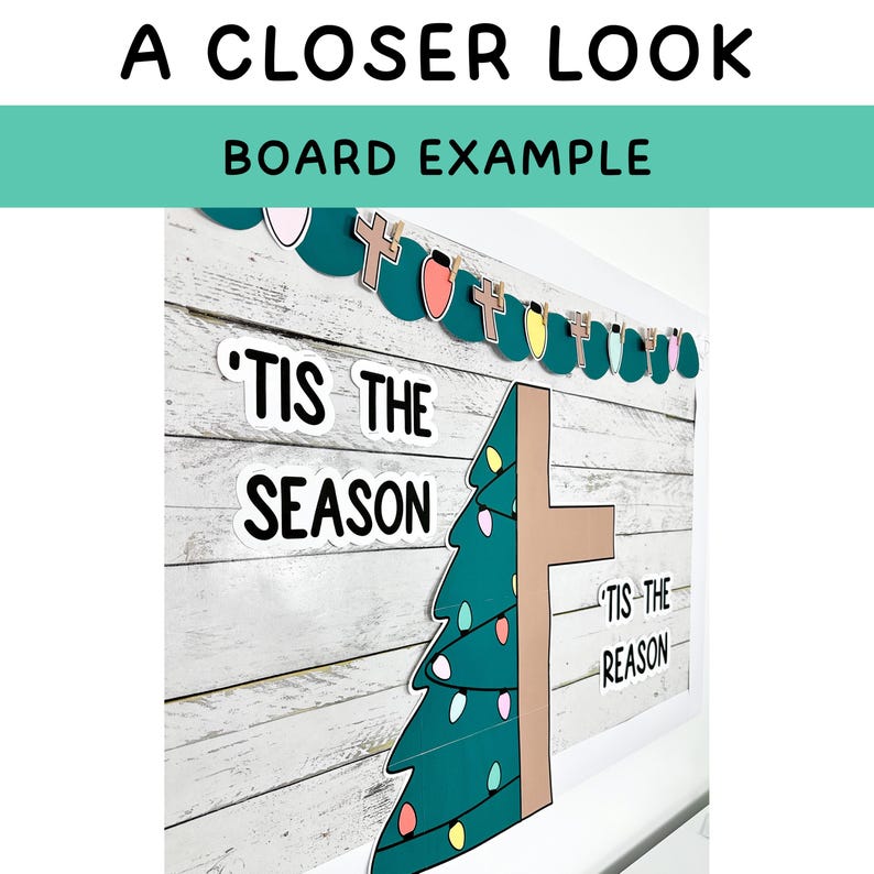 A Catholic & Christian Christmas Bulletin Board for Church or School ...