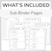 Sub Binder With Substitute Teacher Info and Substitute Plans - Etsy