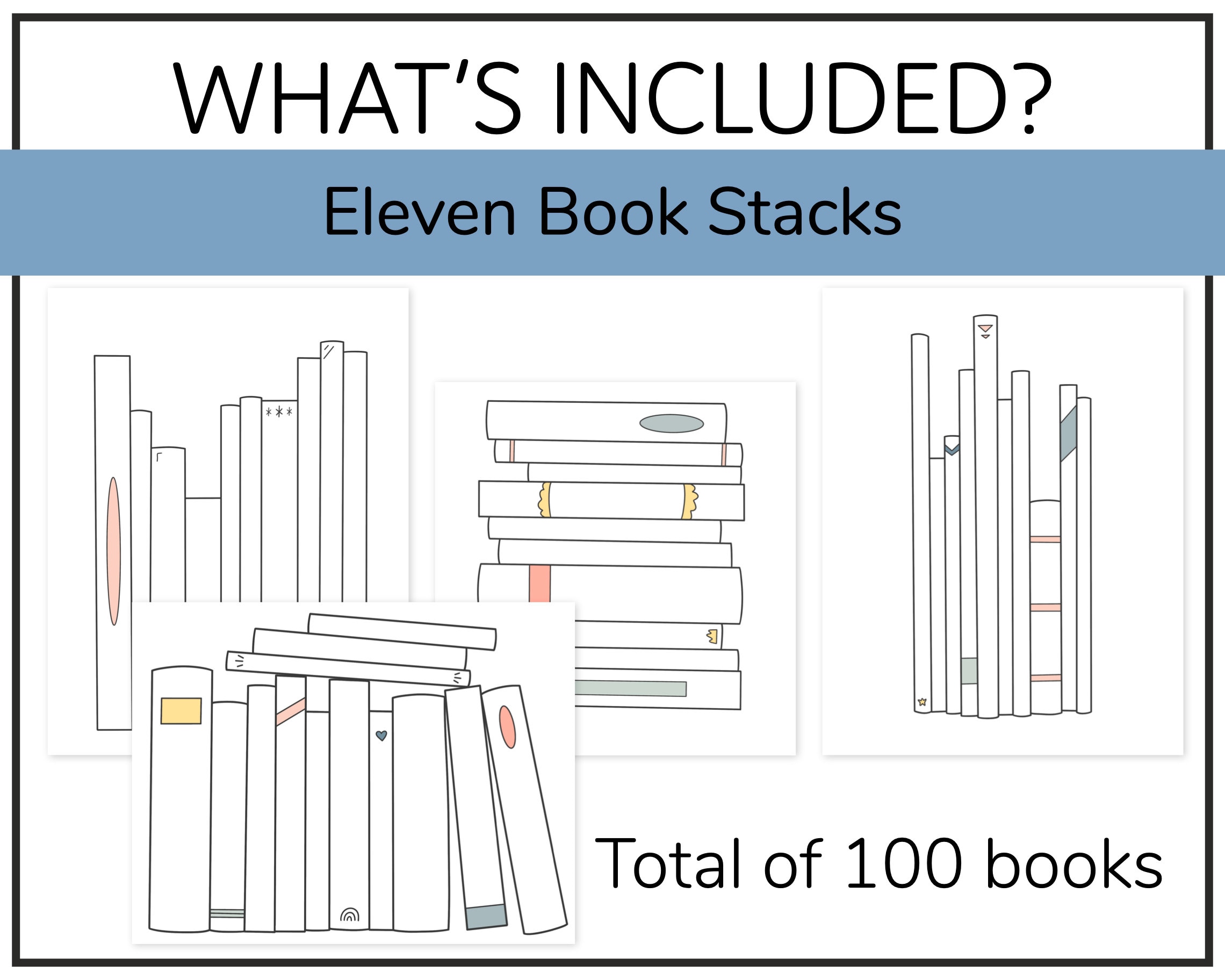 Books We've Read Bulletin Board Kit Books We (Instant Download) - Etsy